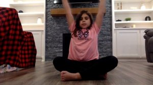 Funny Kids Videos I yoga by Ava (7 year old "teaching" yoga) I Ava's show