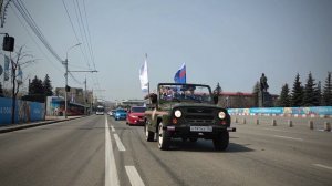 Сотрудники ГУФСИН России по Красноярскому краю присоединились к акции  «Бессмертный автополк»