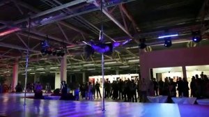 Pole-dance на выставке esexpro show ч3 от студии Divadance
