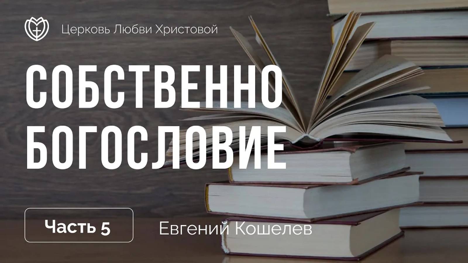 5 - Собственно богословие ｜ Божие извечное решение и Теодицея ｜ Евгений Кошелев