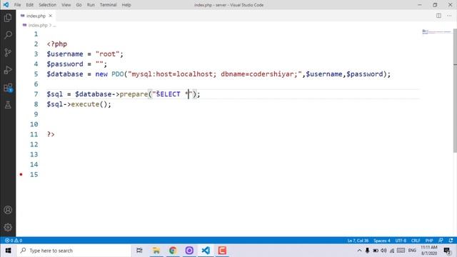شرح rowCount في PHP PDO | دورة تعلم PHP MySQL كاملة [9 من 45] – смотреть онлайн видео от Кодовые ...