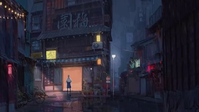 Дождь в Нагое 
Raining in Nagoya