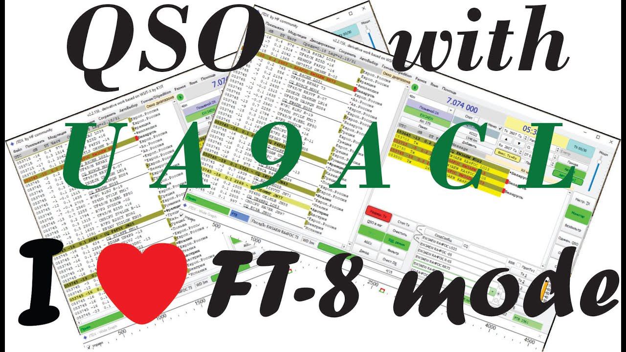 Digital mode QSO with UA9ACL