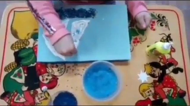 Аппликация из крупы и соли.mp4