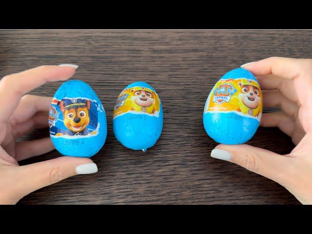 Щенячий патруль яйца с сюрпризом распаковка Paw Patrol #zaini #asmr