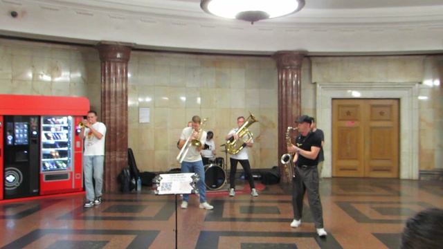 23.08.2024 Moscow metro (undeground) FAKE BAND part 3
