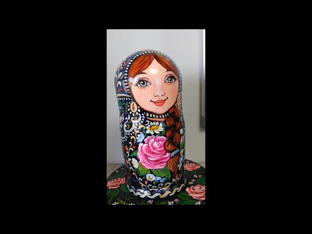 Матрешка 18 см. ручная работа.
