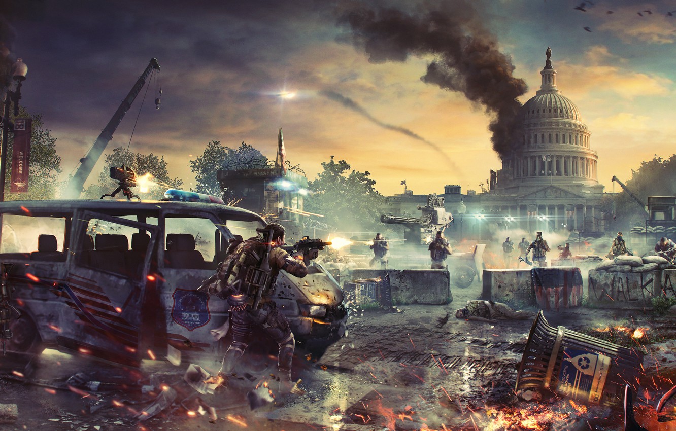 Tom Clancy's The Division 2.  Танк + урон. Билд сталелитейный бастион