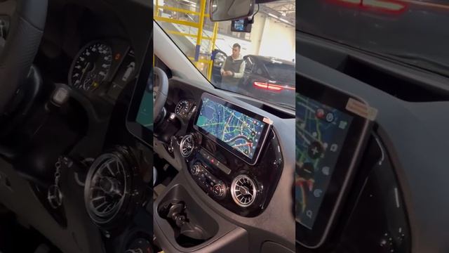 Vito W447 - заменим штатный монитор на мультимедиа монитор как в V-class + современная система