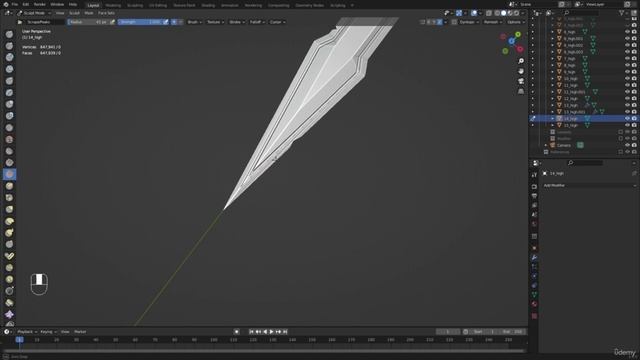 017 Sculpting Sword Blade 1