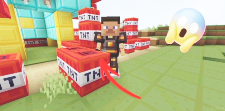 Этот бандит хочет взорвать мой дом в minecraft | ДимА4 minecraft!