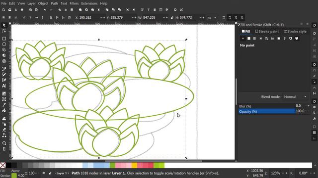 Create a Flat Design Lotus Flower with Inkscape - смотреть видео онлайн ...