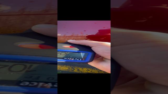 Замеры кузова прибором