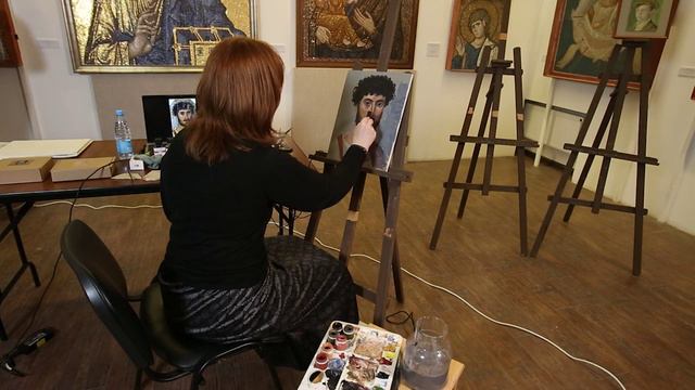 Мастер-класс "Фаюмский портрет". Часть 3