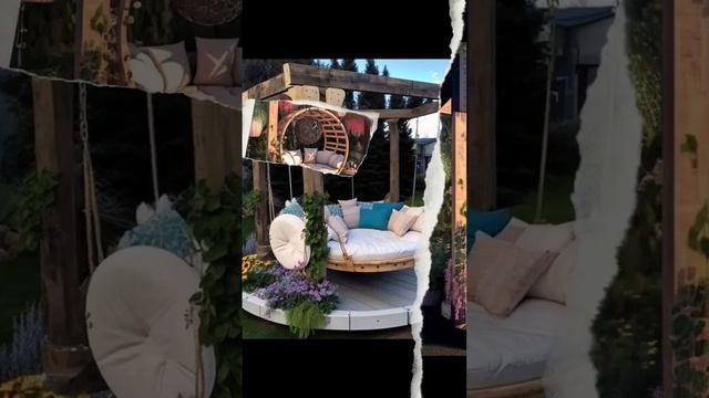 Round Swing Bed Idea