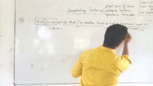 Grammar : Completing Sentence