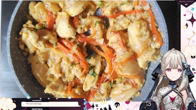 Cooking:🌯CHICKEN FAJITAS🌯 Reimumu's Kitchen #3【NIJISANJI EN | Reimu ...