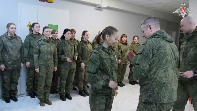 Награждение военных медиков ЦВО