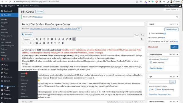 How to Create Online Course LMS Educational Website like Udemy with ...
