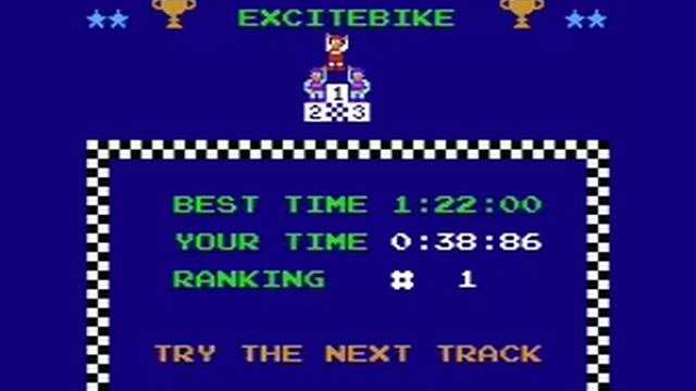 Excitebike (скоростное прохождение)