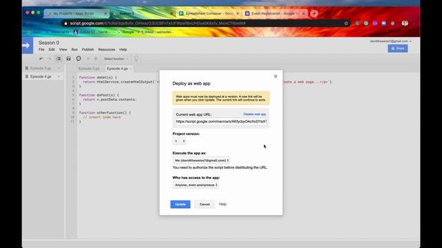 Bounded Standalone & WebApp Scripts - Episode 0 | 4 | Apps Script ...