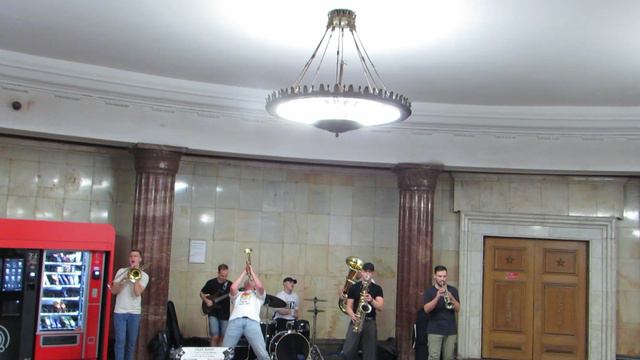23.08.2024 Moscow metro (undeground) FAKE BAND part 1