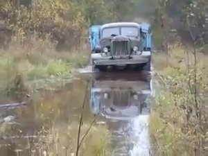ЗИЛ 157 на бездорожье