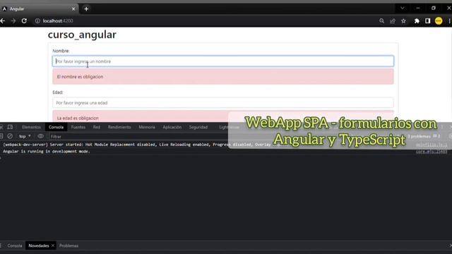Single page aplication (SPA) con Angular y TypeScript javascript javascriptprojects programming ...