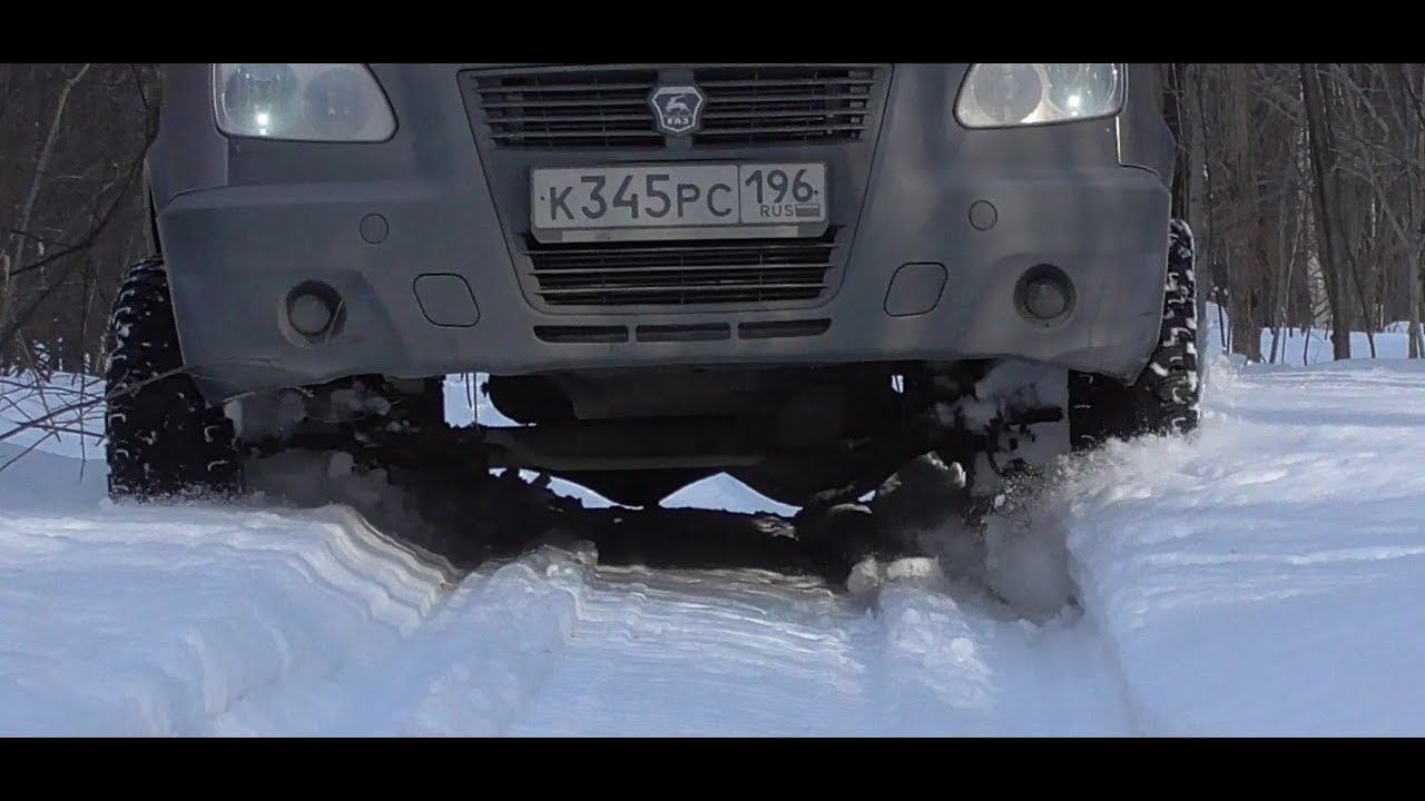 Соболь Cummins 4x4 Offroad. Наст. Рыхлый снег. Путь на Балабан.