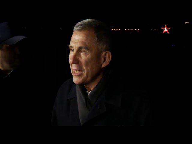 В Казани световым шоу отметили переход страны на «цифру»