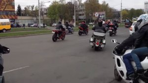 открытие мотосезона Брест 2014 Kawasaki zx9r 2002