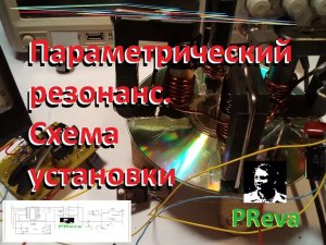 Параметрический резонанс. Схема установки.