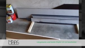 Arnsberg Padang Dunkelgrau TG 36 Granit Fensterbänke