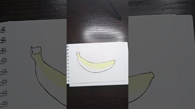 Банан маркерами