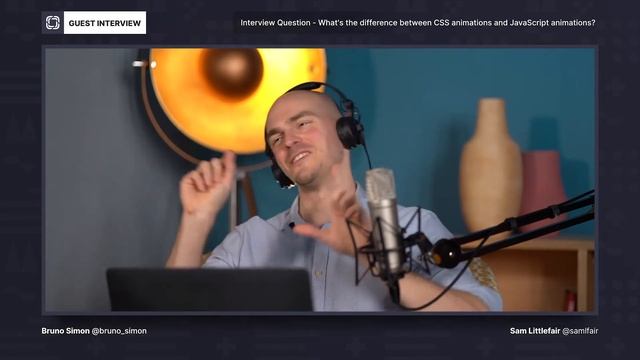 What's the difference between CSS animations and JavaScript animations | ft Bruno Simon ...