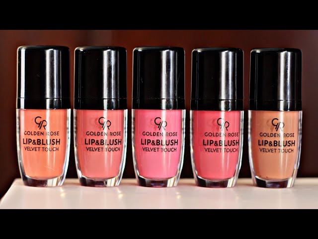 ВСЕ НА СЕБЯ! Новинка GOLDEN ROSE! Lip&Blush Velvet Touch! Все оттенки на губах!