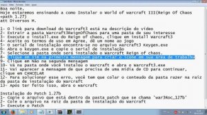 Instalação Warcraft3 - Reign Of Chaos