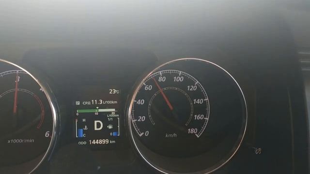 Mitsubishi Delica D:5 acceleration 0-100 km/h / Мицубиси Делика Д5 Разгон