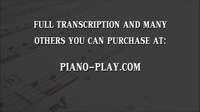 Michel Petrucciani  Home  from album Solo Live transcription