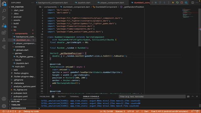 10 - Случайные положения гантелей
