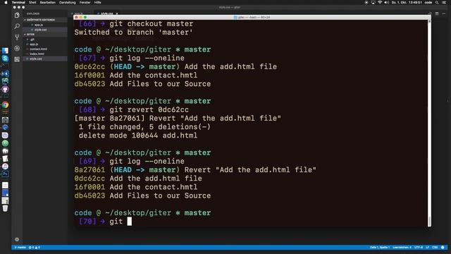 Git & Github Tutorial - git log & staging 05 – смотреть онлайн видео от ...