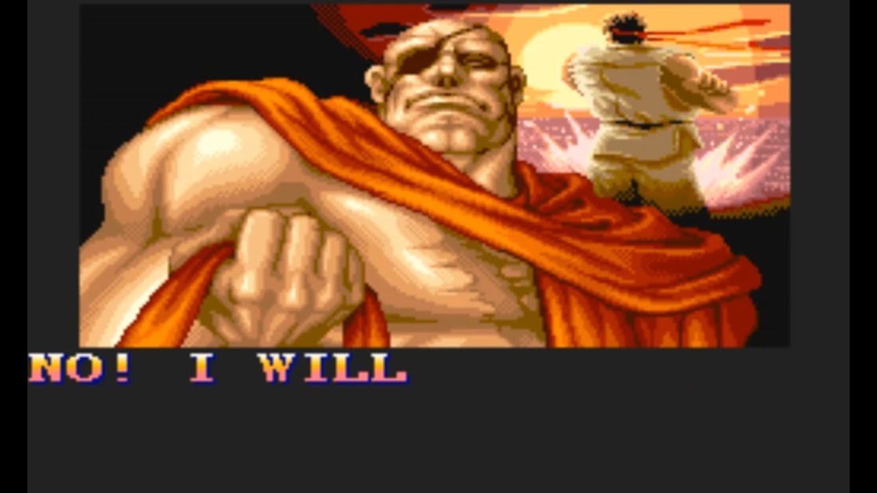 Super Street Fighter II The Tournament Battle (MAME) Sagat Arcade